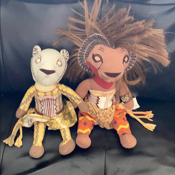Disney | Art | Broadway Lion King Dolls Limited Edition Set | Poshmark